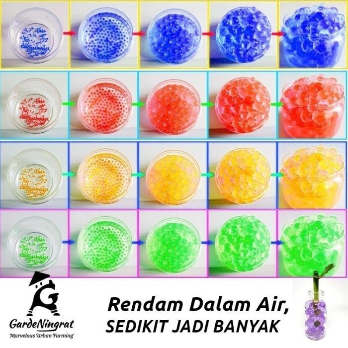 Jual Hydrogel Orbeez 1Kg Nett Dry - Media Tanam Hidrogel Waterbeads Kiloan | Shopee Indonesia