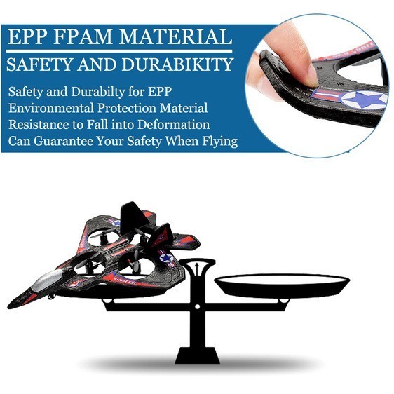 Jual Rc Plane Pesawat Foam Vtol Lc222 2.4G Mainan Drone Rtf | Shopee ...