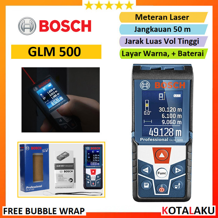 Jual Meteran Laser 50M Alat Ukur J Digital Bosch Glm 500 Ai483 | Shopee ...