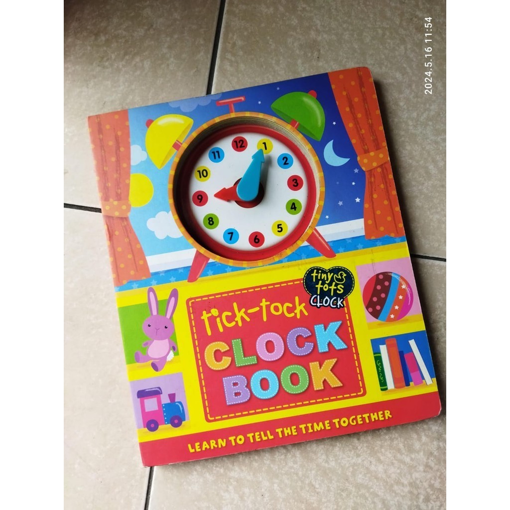 Jual Buku Cerita Anak BoardBook TICK-TOCK CLOCK BOOK | Shopee Indonesia