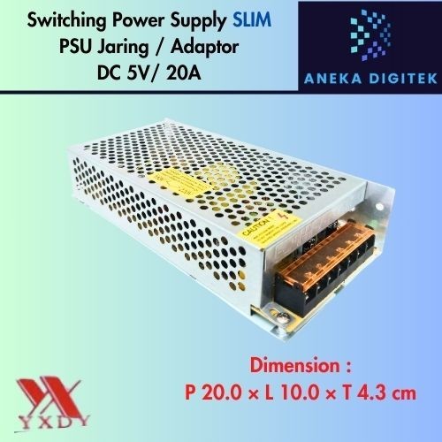 Jual Slim Switching Power Supply PSU Tipis 5V 20A 5 Volt 20 Ampere | Shopee Indonesia