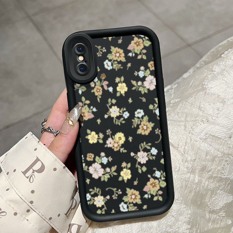 Jual Casing Hp iPhone X Xr Xs Max Case Casing HP ponsel bunga kuning ...