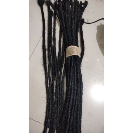 Jual EXTENSION RAMBUT ASLI SAMBUNG BAHAN GIMBAL DREADLOCKS 40 RAMBUT CM ...