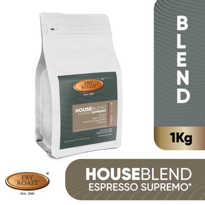 Jual KOPI HOUSE BLEND ESPRESSO SUPREMO 1 KG BIJI DAN BUBUK | Shopee ...