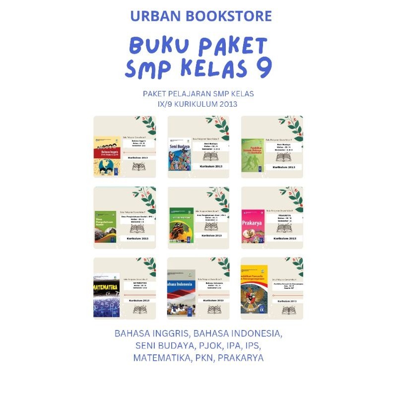 Jual BUKU PAKET PELAJARAN SMP KELAS IX/9 KURIKULUM 2013 KEMENDIKBUD ...