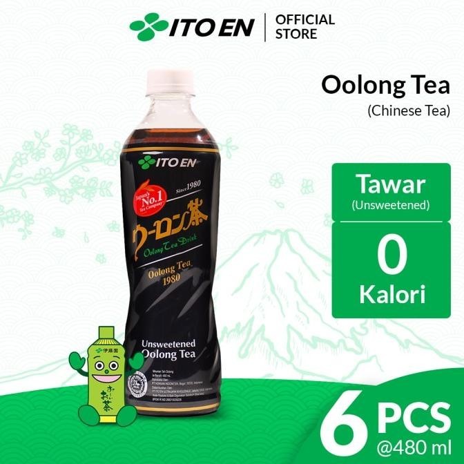 Jual ITO EN Oolong Tea No Sugar 480ml isi 6 pcs | Shopee Indonesia