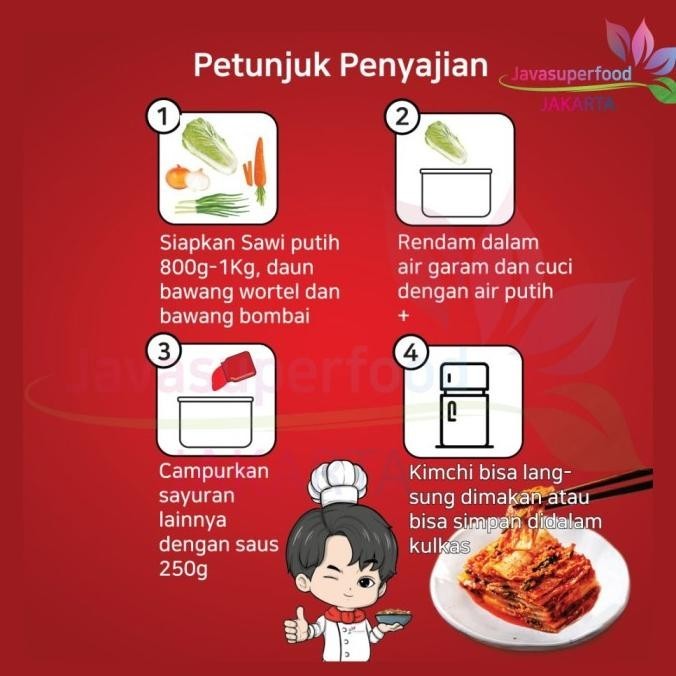 Jual Saus Instan Saus Kimchi Korea 1Kg / Sauce Kimchi Korea Saus Oppa ...