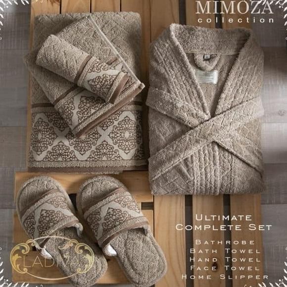 Jual Paket Premium 5 In 1 Kimono Mimoza Tanpa Bordir + Exclusive Box (M) | Shopee Indonesia