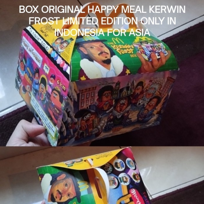 Jual [DNY] BOX HAPPY MEAL KOTAK MAKANAN ORIGINAL MCD KERWIN FROST ...