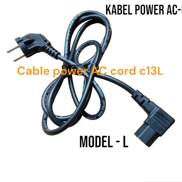 Jual Kabel Power Listrik L /AC Cord C17 | Shopee Indonesia