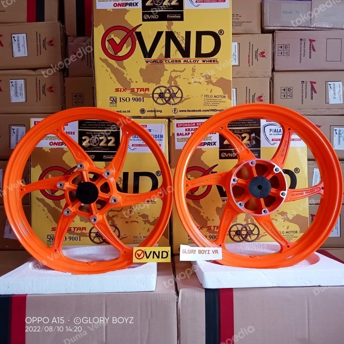 Jual velg vnd six star ninja rr | Shopee Indonesia