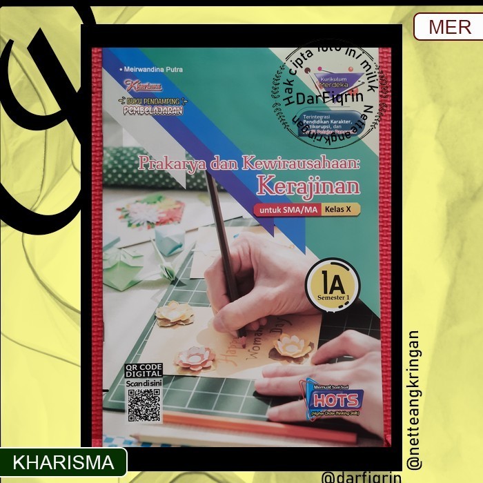 Jual LKS Prakarya dan Kewirausahaan: Kerajinan Kelas 10 11 Semester 1 SMA/MA KURMER Kurikulum ...