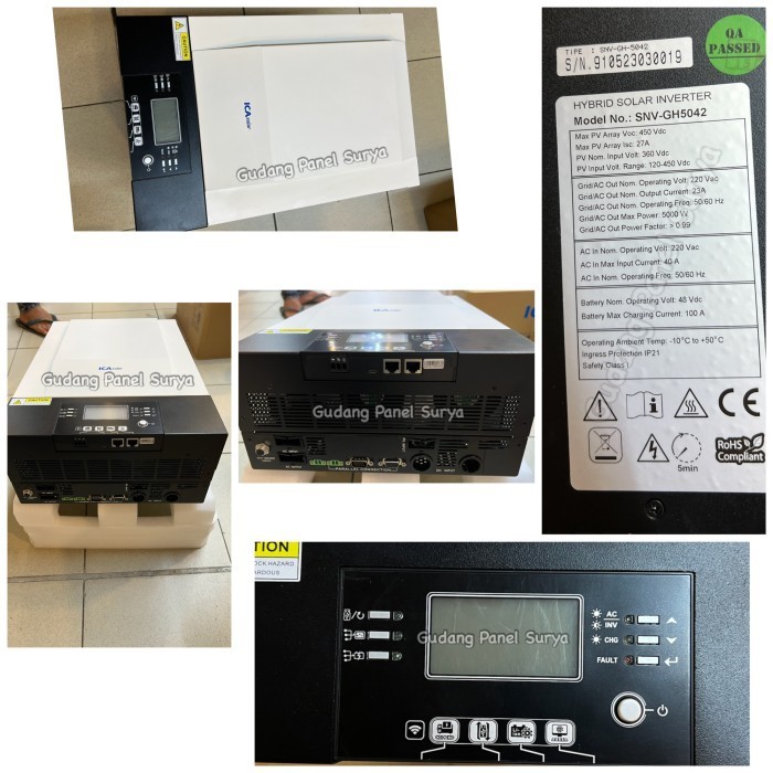 Jual Populer Hybrid Inverter Ica Solar 5Kw 48V 5000Watt | Shopee Indonesia