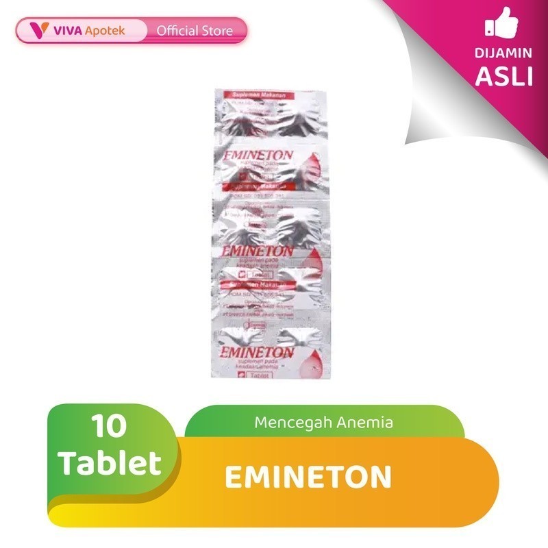 Jual Emineton untuk Mengatasi Anemia (10 Tablet) | Shopee Indonesia