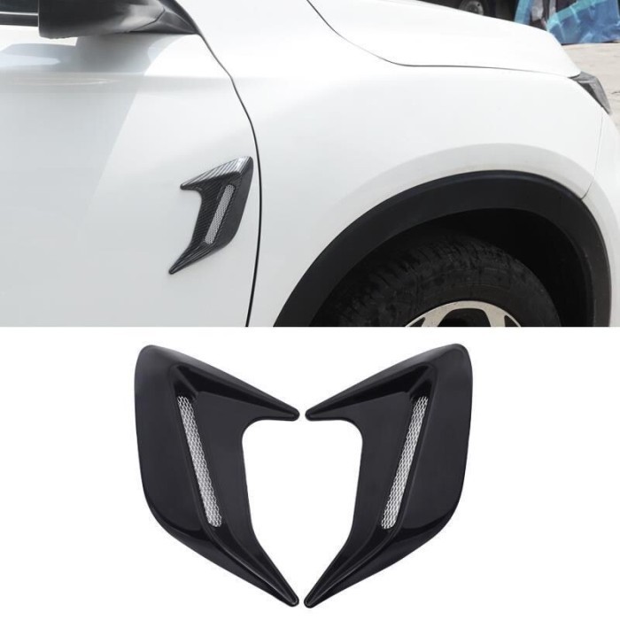 Jual Car Air Flow Side Fender Universal Dekorasi Insang Hiu Pada Mobil ...