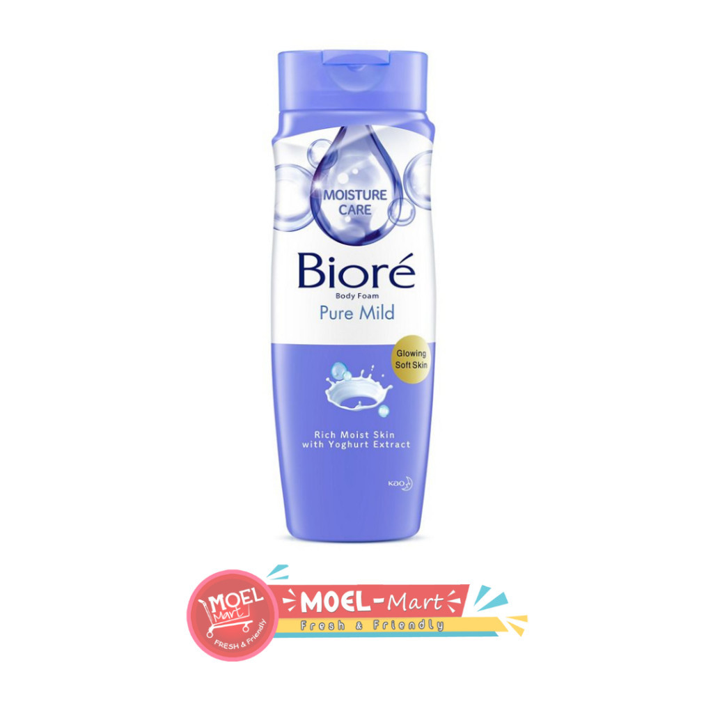 Jual BIORE BODY FOAM PURE MILD 100ML BTL | Shopee Indonesia