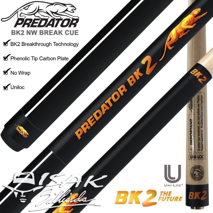 Jual Predator BK2 NW Break Cue - No Wrap - Stick Brek Billiard Asli ...