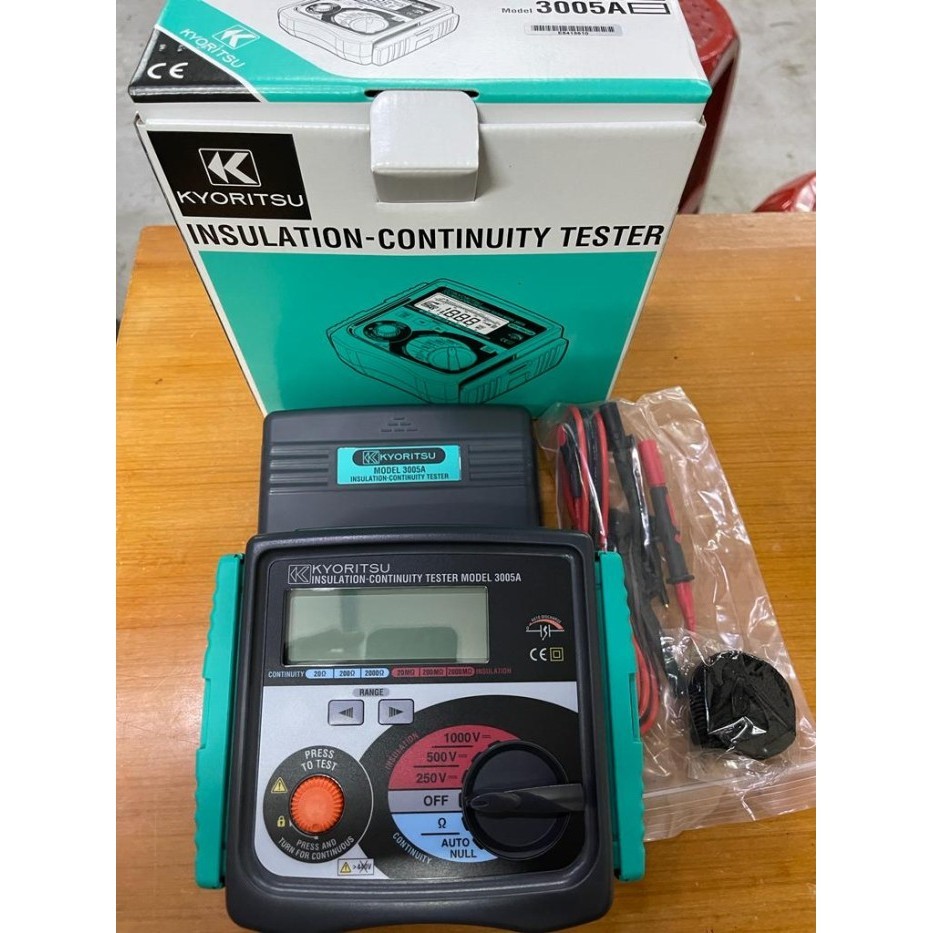 Jual INSULATION CONTINUITY TESTER / MEGGER TESTER KYORITSU 3005A ...