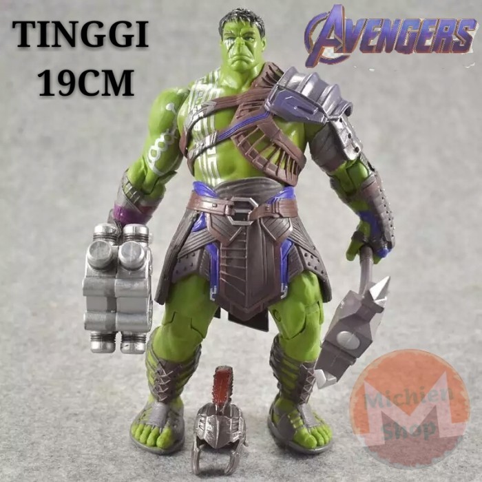 Jual Action Figure Hulk Ragnarok War Hummer Seri Avengers Super Hero ...