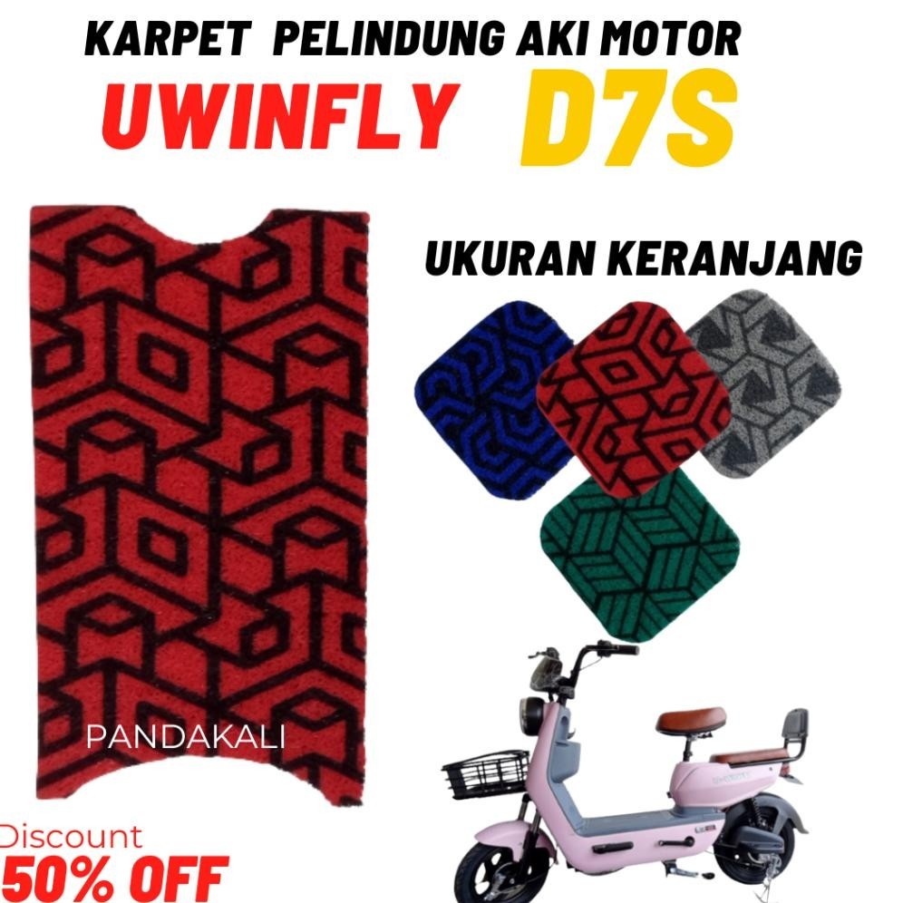 Jual Karpet sepeda motor listrik UwinFly D7S D8S Alas Keranjang Alas ...
