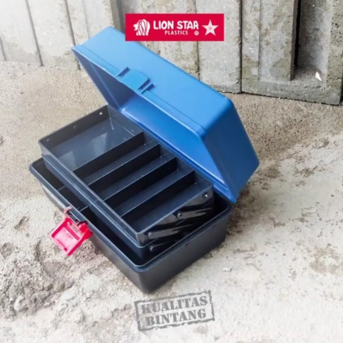 Jual Tool Box Toolbox Lion Star Kotak Perkakas Taya Susun Alat Pancing ...