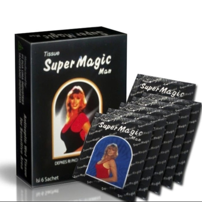 Jual ------] Tissue magic tisu super megic magic man antiseptic ...