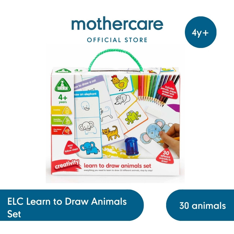 Jual ELC Learn To Draw Set - Set Alat Gambar dan Edukasi Anak | Shopee ...