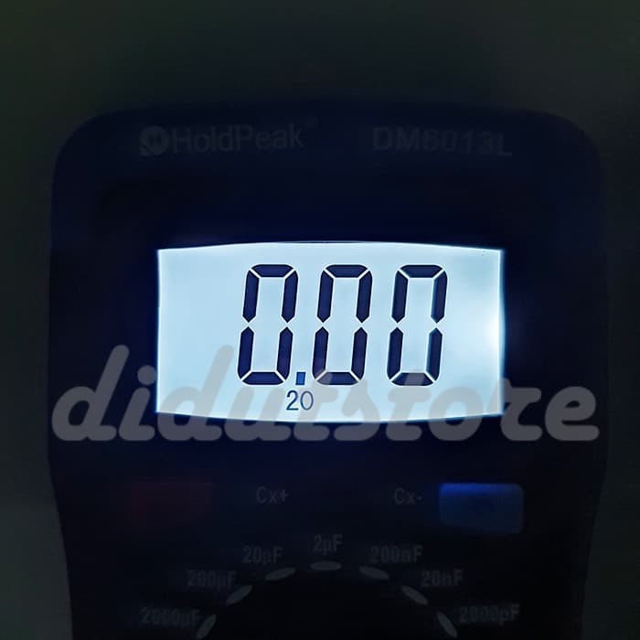 Jual Capasitor Tester alat ukur kapasitor elco capacitance HoldPeak ...