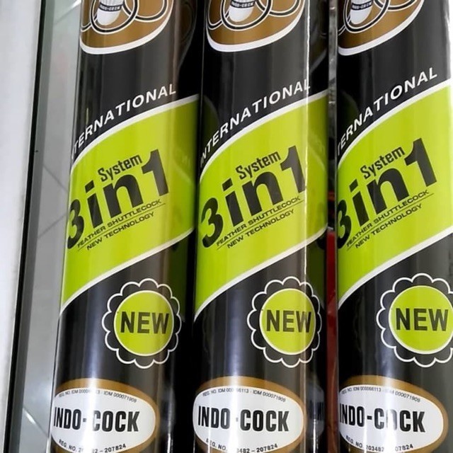 Jual Shuttlecock Indocock 3 In 1 Original Kok Badminton Indocock 3 In 1 ...