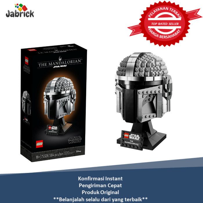 Jual LEGO 75328 The Mandalorian Helmet | Shopee Indonesia