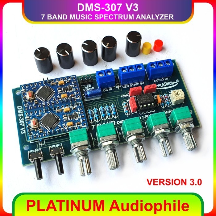 Jual Spectrum Analyzer Modul Dms-307 V3 7 Band Music Analyzer Original ...