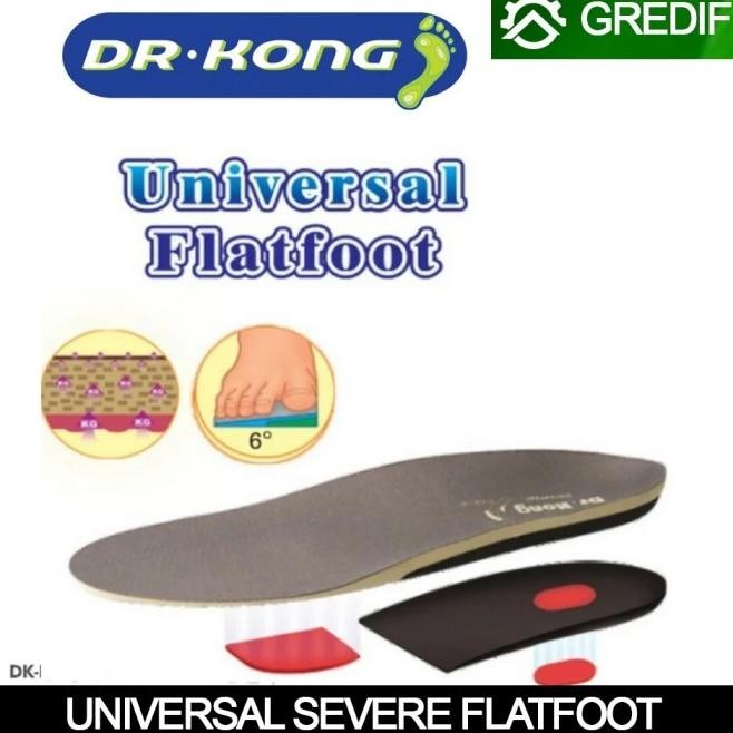 Jual Dr Kong Insole Universal Severe Flat Foot Orthopedic - Sol Sepatu ...
