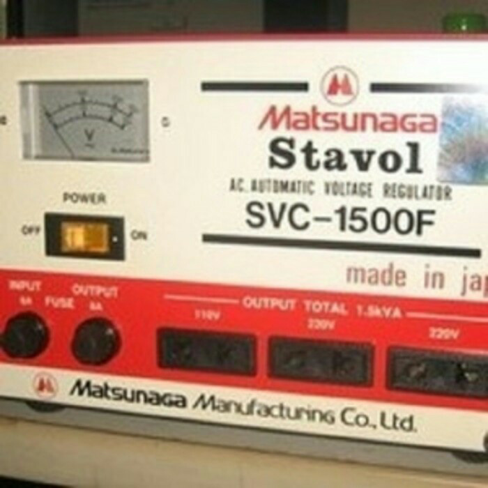 Jual 0beng Stavol Stavolt Stabilizer 1500VA MATSUNAGA Original (Made in ...