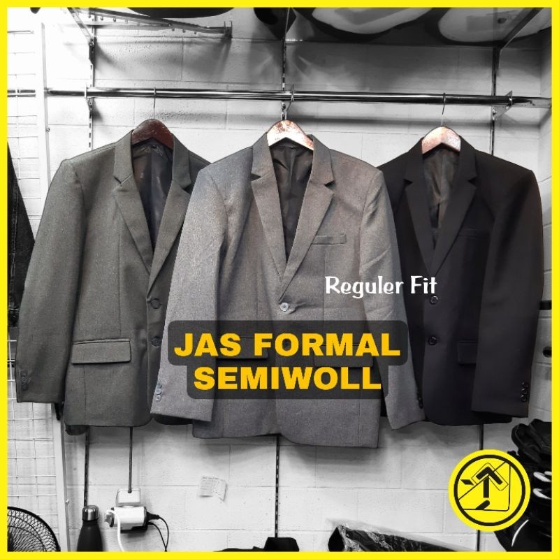 Jual NEW STYLE // JAS FORMAL REGULER SEMI WOLL TEBAL Jas Nikah / Wisuda ...