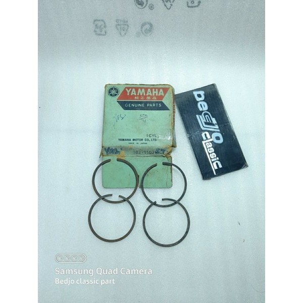 Jual ring per cincin piston seher seker YAMAHA AS3 AS1 YAS1 YASI RX 125 TWIN RX125 TWIN AS 3 ORI ...