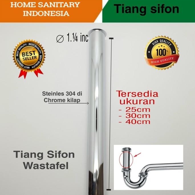 Jual Tiang Sifon Wastafel Pipa pemanjang sifon pipa sambungan afur 30cm ...