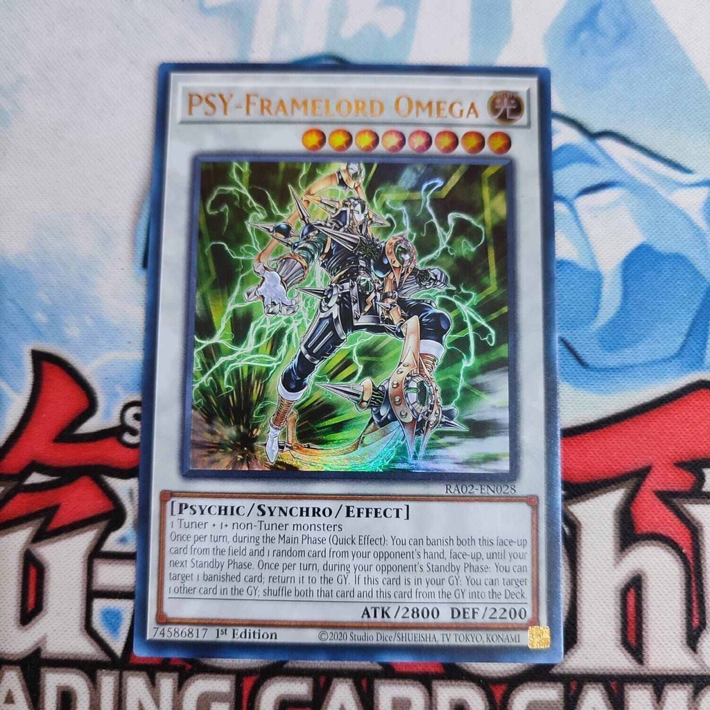 Jual yugioh PSY framelord omega RA02 ultra rare original | Shopee Indonesia