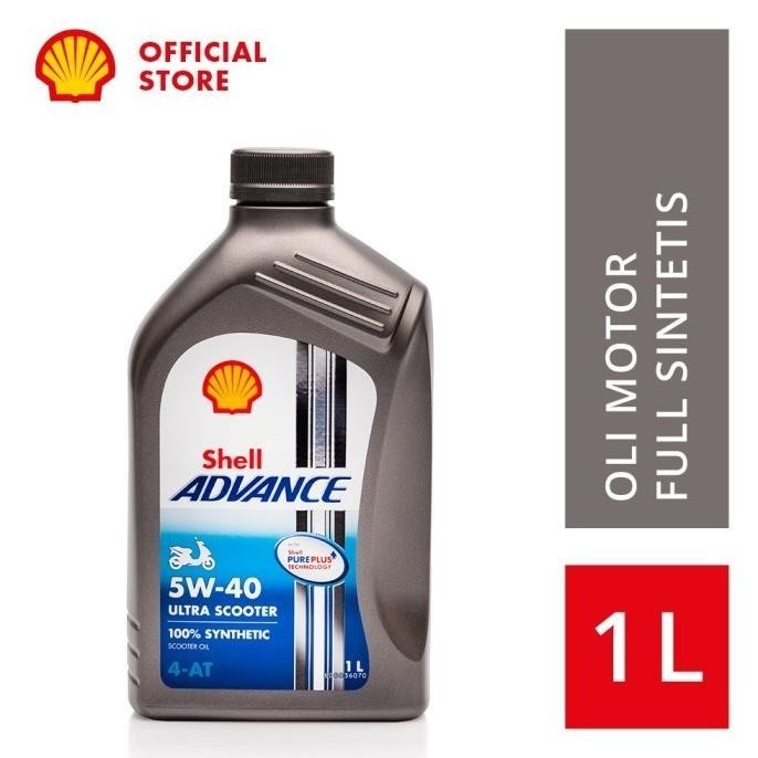 Jual Oli Motor Shell Advance Ultra Scooter 5W-40 (1L) | Shopee Indonesia