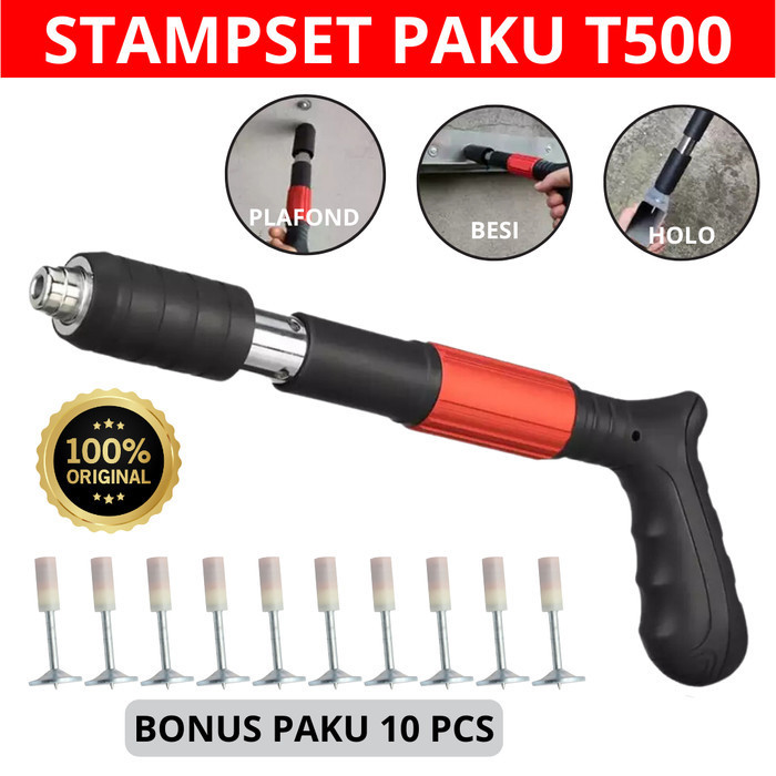 Jual Ni Stamset Nail T500 Paku Beton 7,3Mm Ni Ramset Boset Baja ...