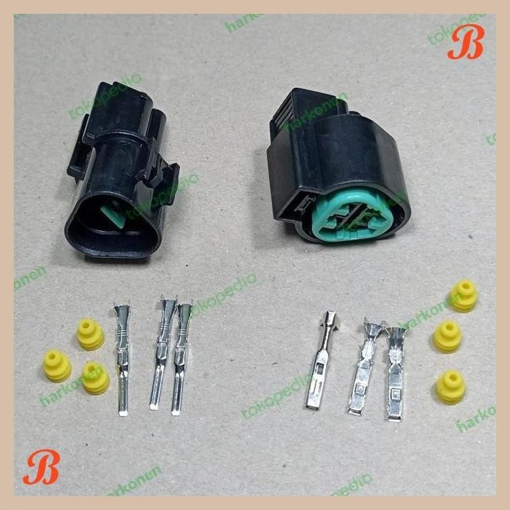Jual | HKN | SOKET 3 PIN - SPEED SENSOR KIA TIMOR | Shopee Indonesia