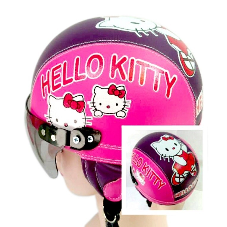 Jual Helm Anak Helm Anak anak broco retro kaca riben lucu usia 1 sampai ...