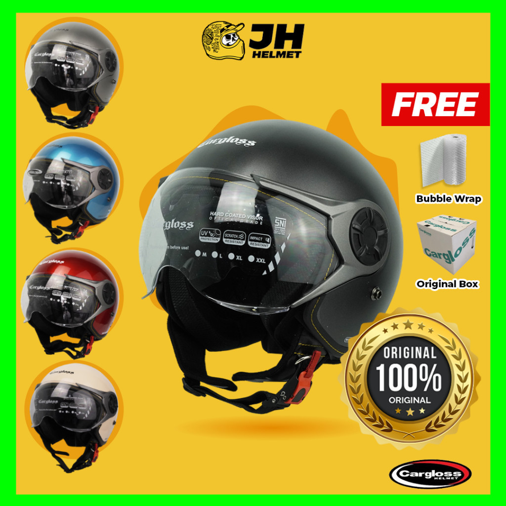 Jual Helm Cargloss Helm Cargloss Retro Original YRM Ghotic SNI Helm Retrro Jual Helm | Shopee ...