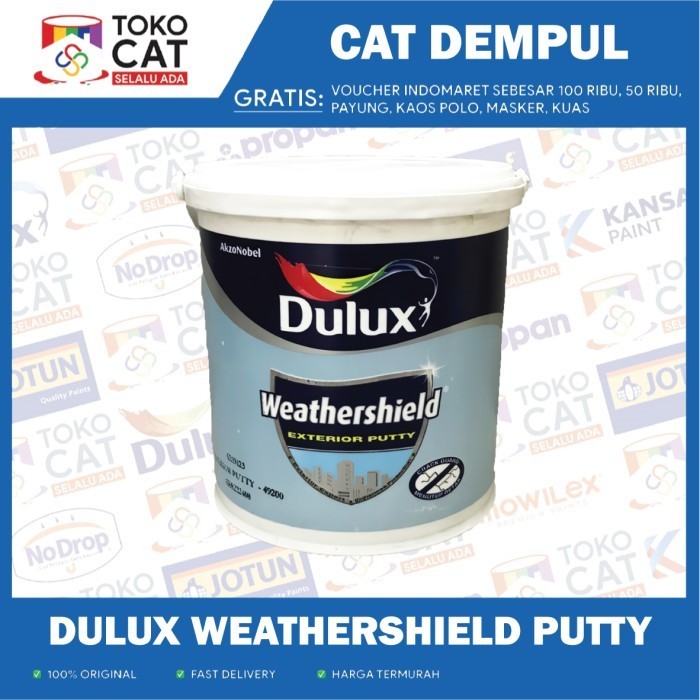 Jual Cat Dempul Eksterior | Dulux Wall Putty Exterior 3.5kg | Kemasan ...