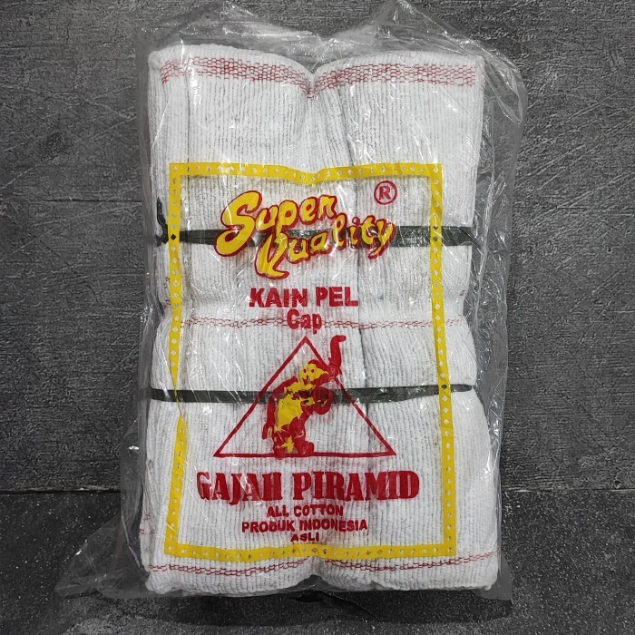 Jual Kain Pel Piramid Putih Isi 10 Kain Lap Katun | Shopee Indonesia