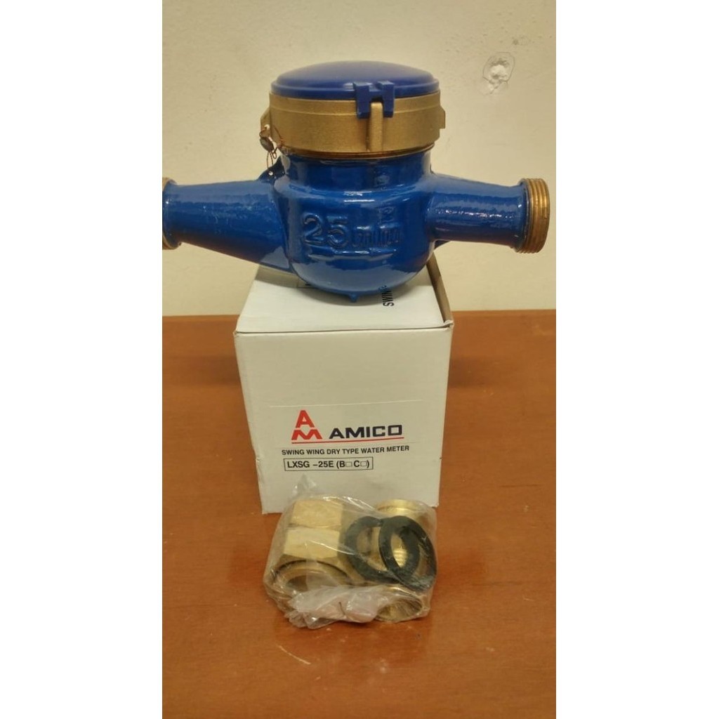 Jual Meteran Air / Flow Meter Amico 1 Inch | Shopee Indonesia