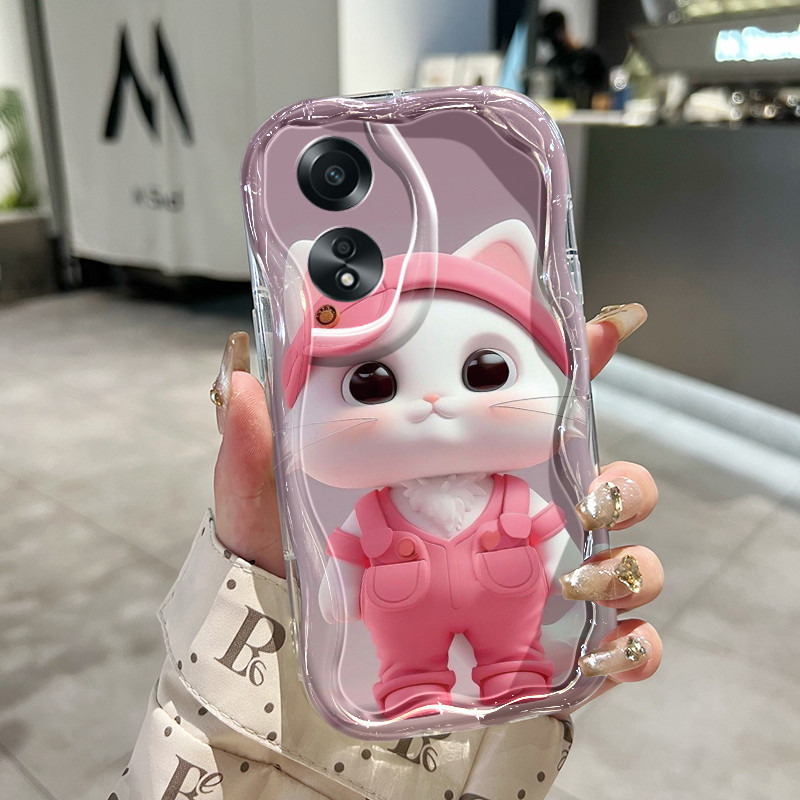 Jual Casing Hp Untuk OPPO A58 4G A78 4G Case Casing pola kucing merah ...