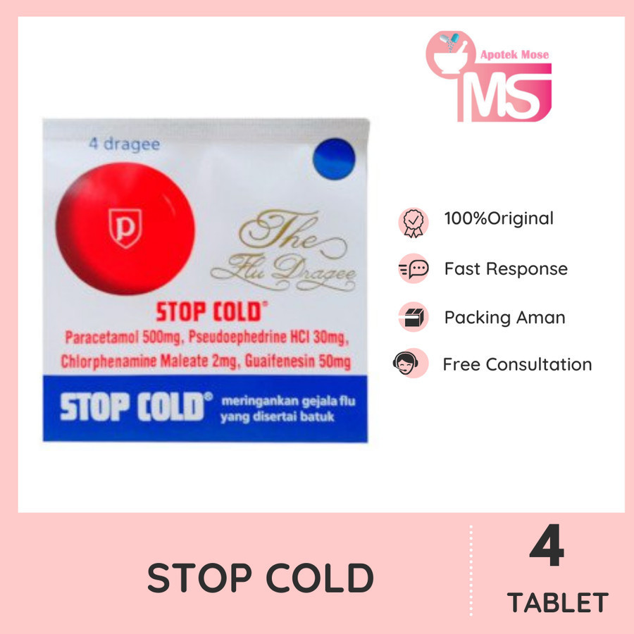 Jual STOP COLD 4 TABLET | Shopee Indonesia