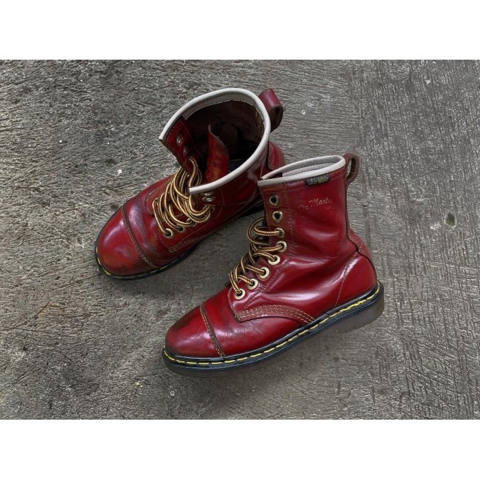 Jual SOLD SEPATU DR MARTENS DOCMART 1460 CAPPERS OXBLOOD/RED CHERRY RARE | Shopee Indonesia