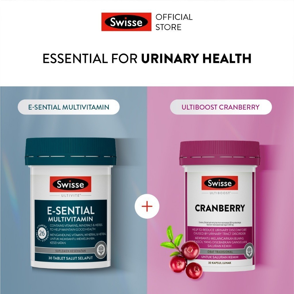 Jual Bundling Swisse Ultivite E-Sential Multivitamin 30s + Swisse ...
