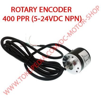 Jual Rotary Encoder 400 Pulses Per Rotation 2 Phase A B Phase 400 PPR ...